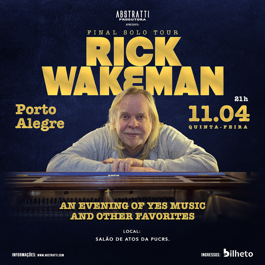 Rick Wakeman confirma show da turnê “The Final Solo Tour” em Porto ...